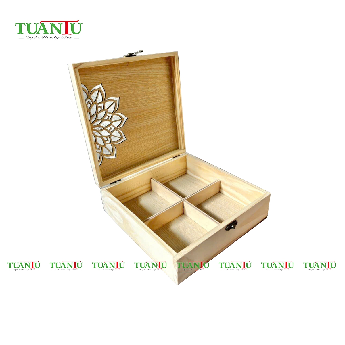 Hộp bánh trung thu 4 bánh HBTT03